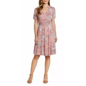 Matty M | Dresses | Matty M Wrap Front Short Sleeve Soft Dress | Poshmark